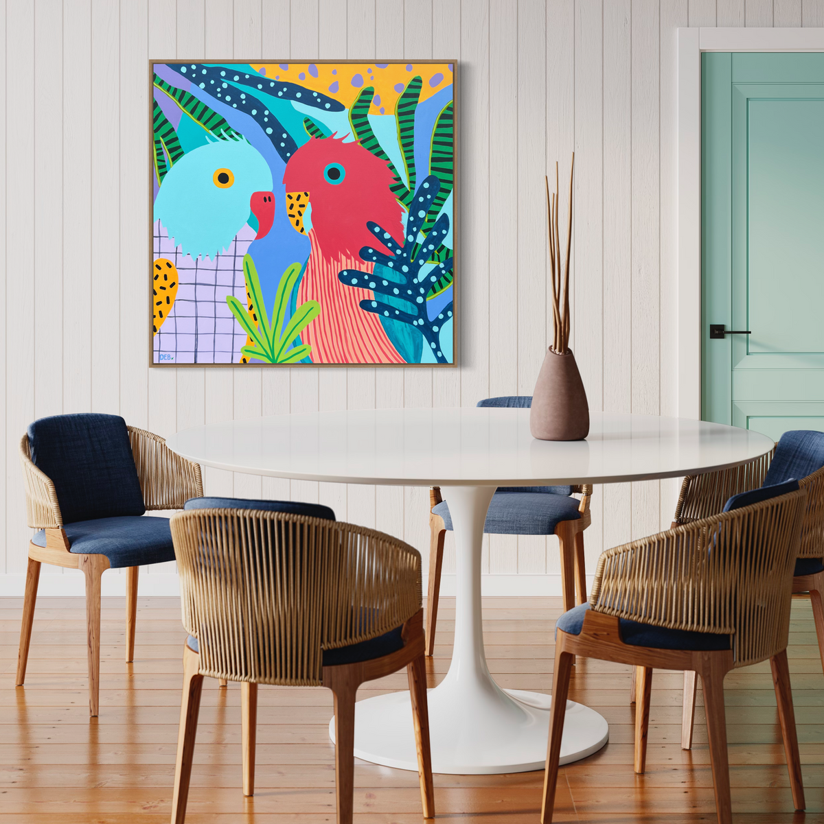 Exhibition Artwork - Unlocked Aviary — Deb McNaughton